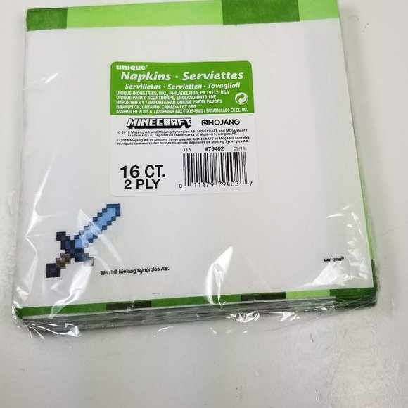 Minecraft | Party Supplies | Minecraft Party Decorations | Poshmark